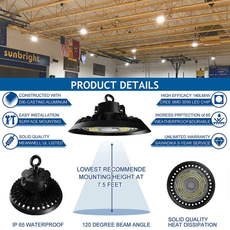 UFO LED High Bay Light 200W IP65 30,000LM with SAA Listed - BBIER®