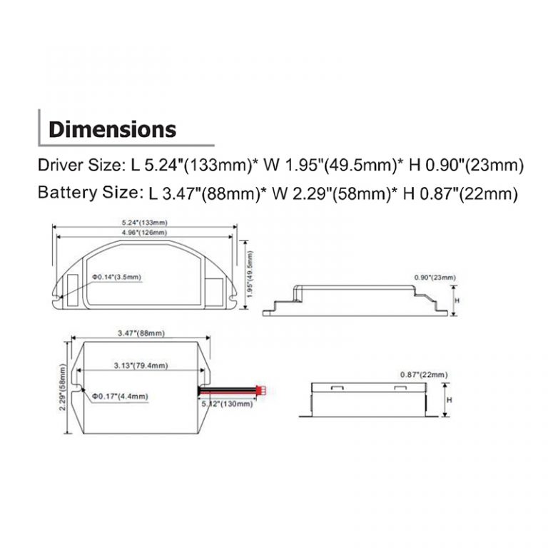 LED Emergency Backup Driver 8W 13W Emergency Battery - BBIER®