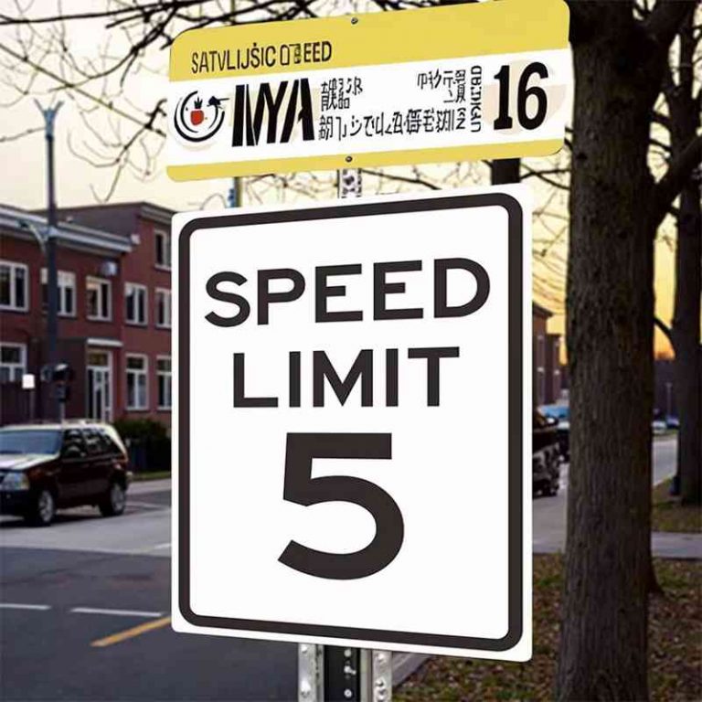 5 MPH LED Solar Speed Limit Sign - BBIER®
