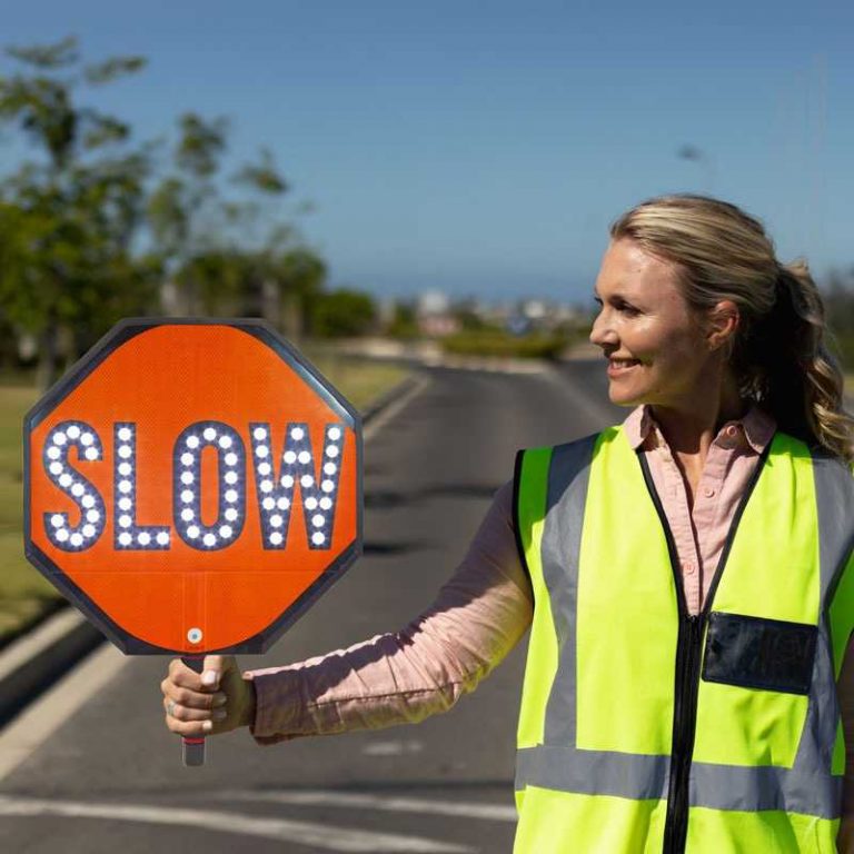 LED Stop Slow Lighted Signs - BBIER®