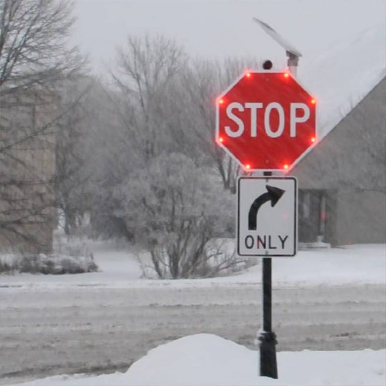 Solar Powered Flashing Stop Sign - BBIER®
