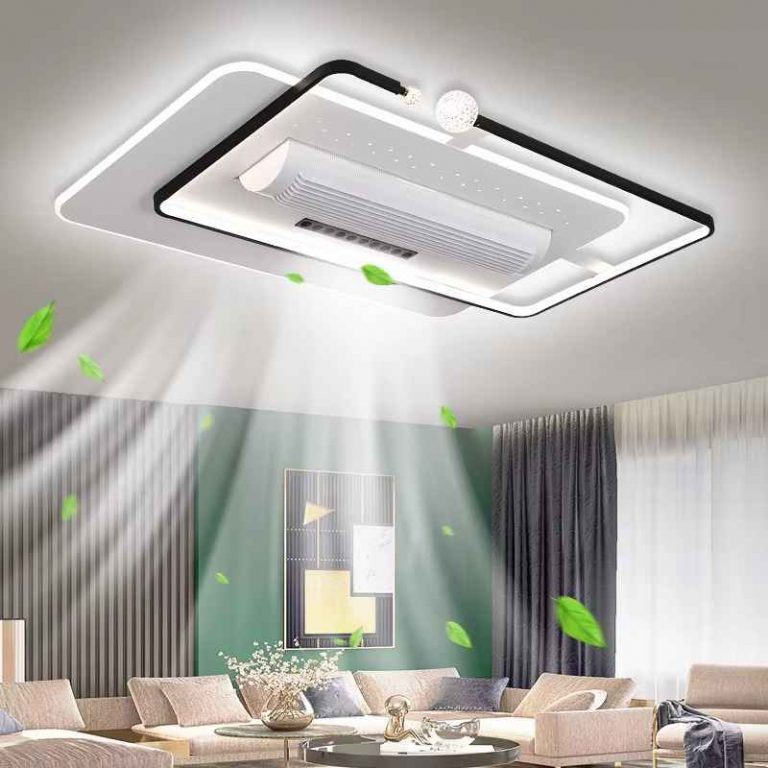 Smart bladeless ceiling fan with light and remote control - BBIER®