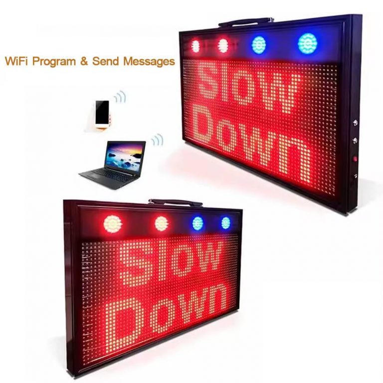 LED Variable Digital Display IP54 Waterproof Customizable Portable ...