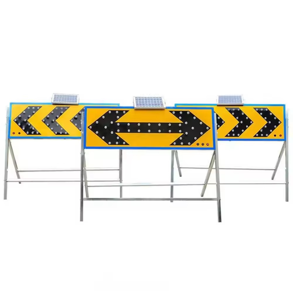 Papan Tanda Amaran Keselamatan Berkelip Berkuasa Solar IP55 LED Panduan ...