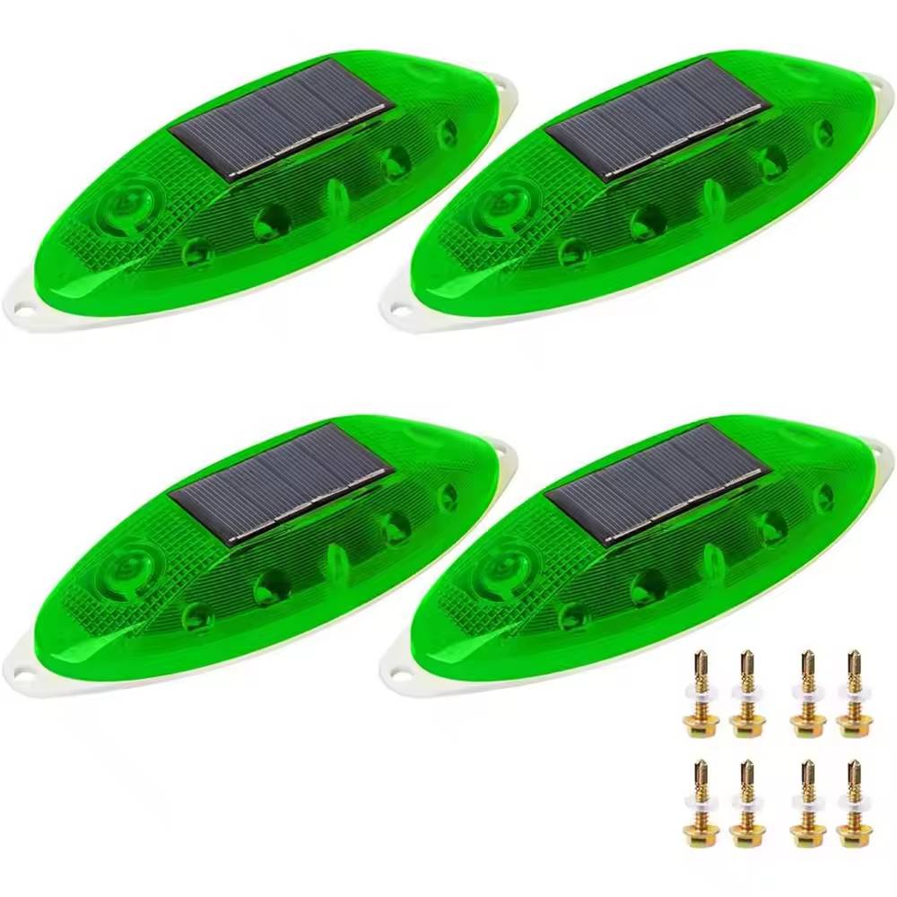 Solar Powered Flashing Warning Light Waterproof Rating IP65 - BBIER®