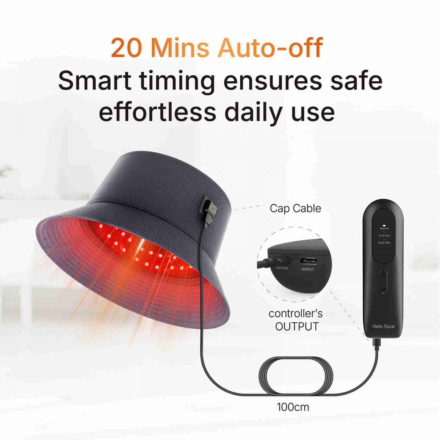 Red LED Cap Light 660nm 850nm to Promote Hair Growth - BBIER®